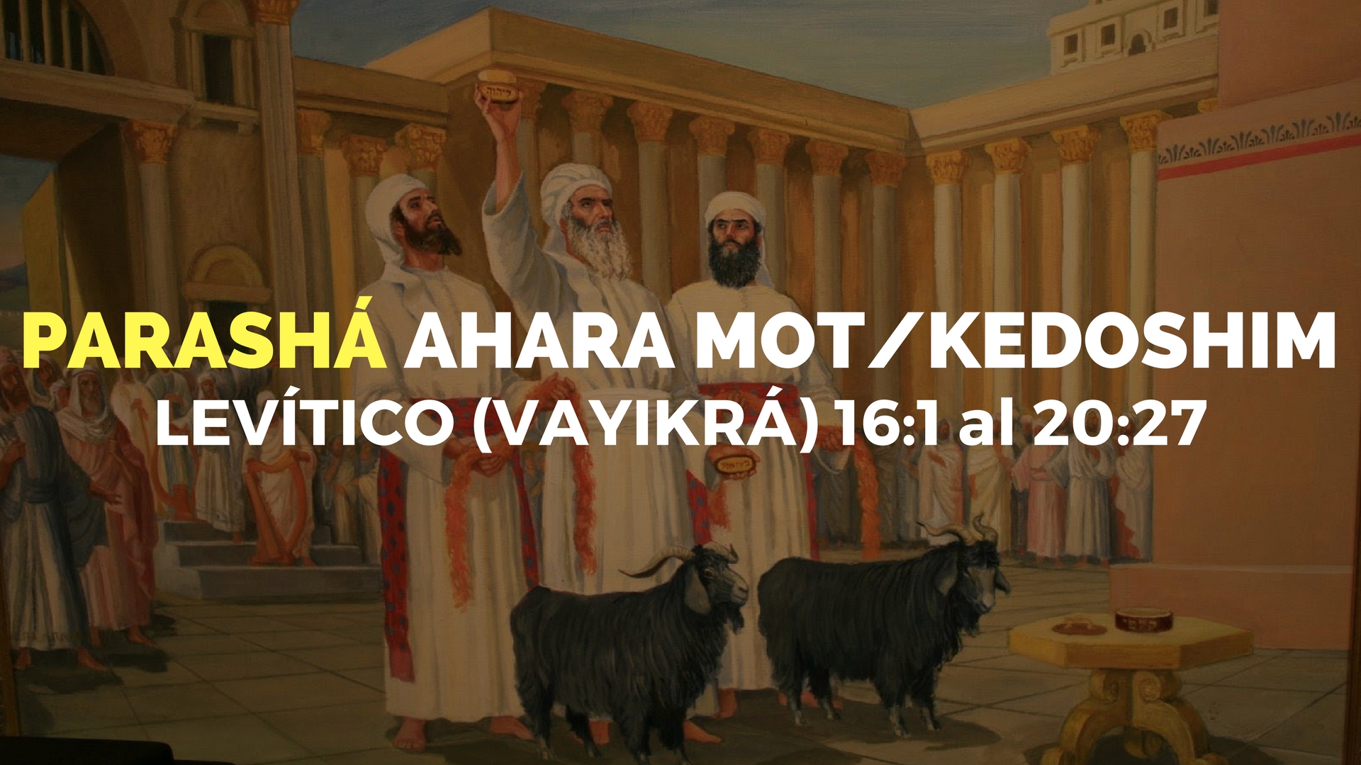 ¡Shabbat Shalom! Parashá Kedoshím – CONEXIÓN AMARÁS A ISRAEL